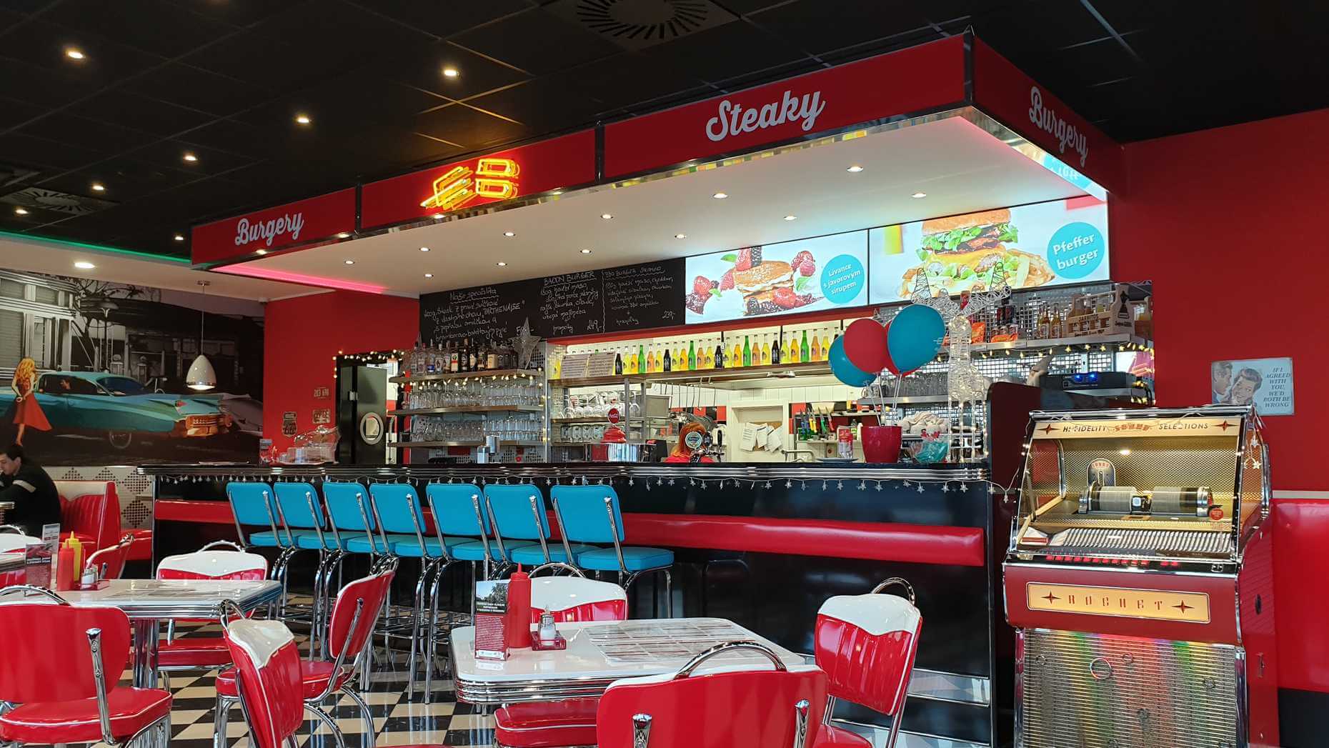 EB diners - Americká burger restaurace, Hradec Králové - Přijdu znovu